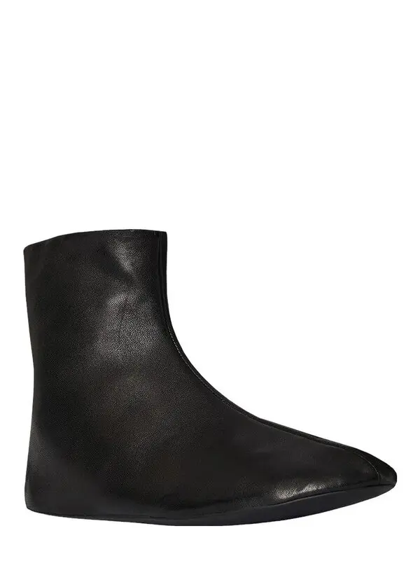THE ROW Stella Ankle Boots - Black