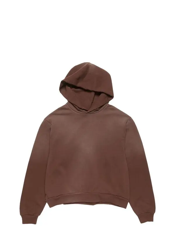 Acne Studios Logo Hooded Sweater - Brown
