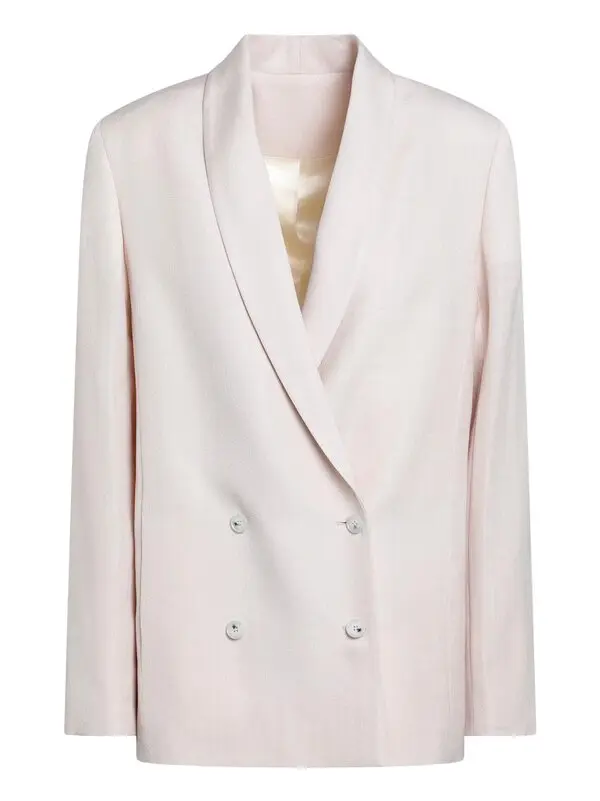 Loulou De Saison Oversized Double-breasted Jacket - Pink