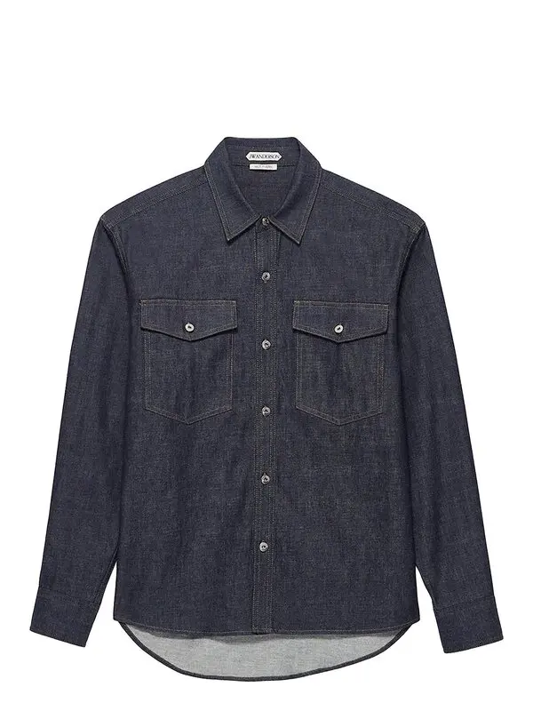 JW Anderson Oversized Denim Shirt - Blue