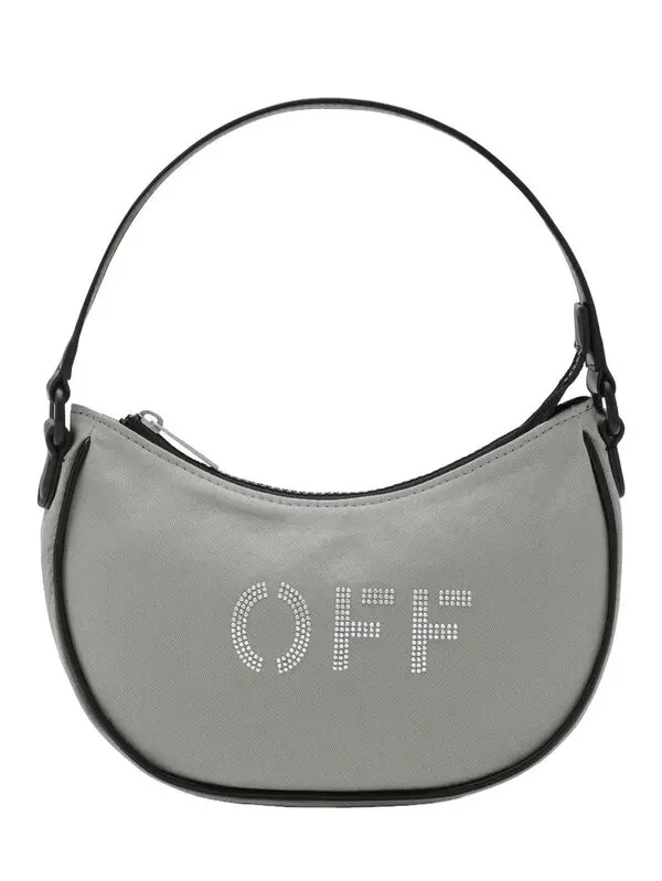 OFF WHITE™ Textile Bag With Logo - Grey