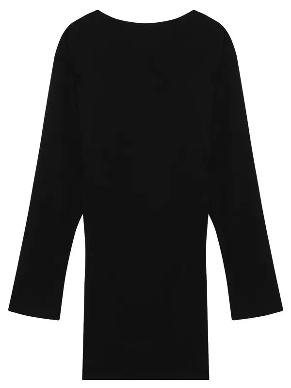 Jacquemus Mistral Jersey Mini Dress - Black