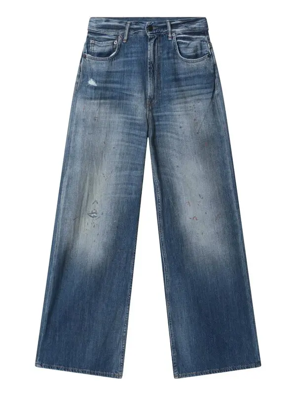 Acne Studios Faded Wide-leg Jeans - Blue
