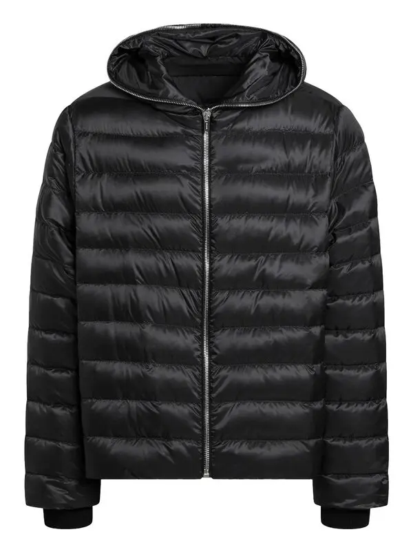 MONCLER + RICK OWENS Quilted Zip Up Down Jacket - Black