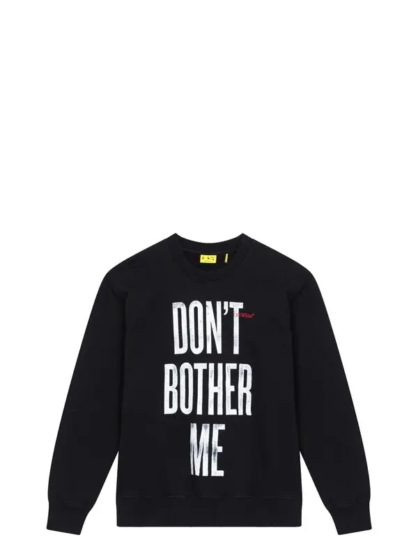 OFF WHITE™ Cotton Crewneck Sweatshirt - Black