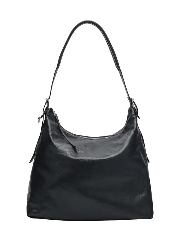 LEMAIRE Leather Belted Hobo Bag - Blue
