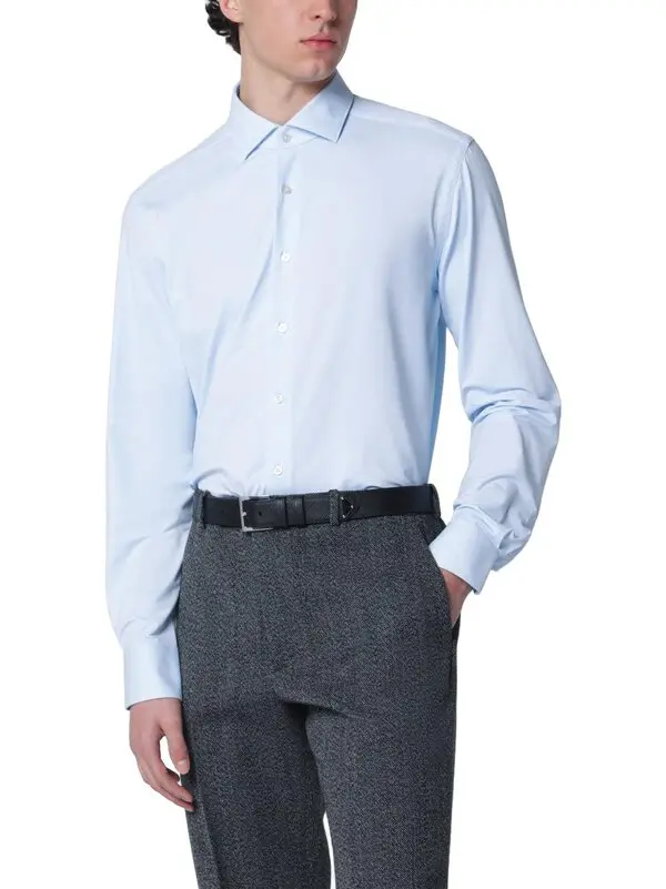 XACUS Active Tailor Fit Shirt - Light Blue