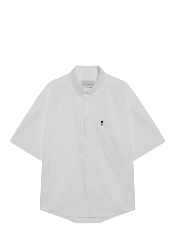 Ami De Coeur Boxy Shirt - White