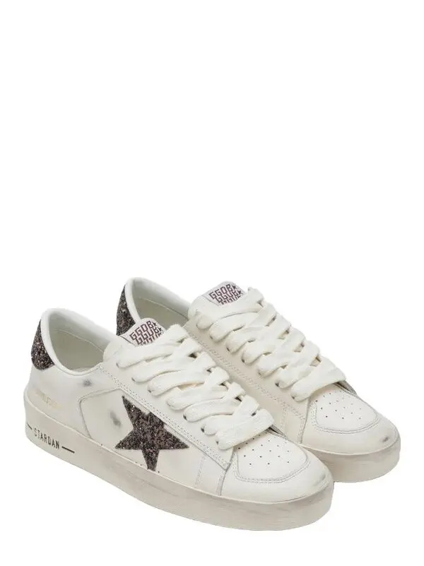 GOLDEN GOOSE Stardan Leather Sneaker - White