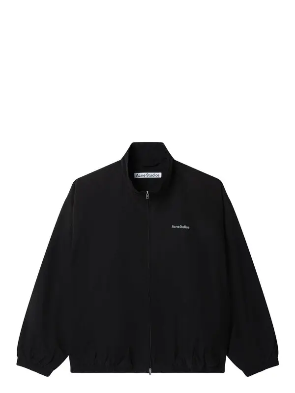 Acne Studios Logo Zipper Jacket - Black