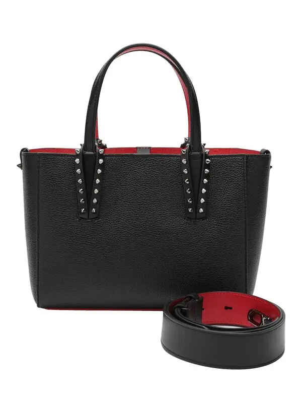CHRISTIAN LOUBOUTIN Cabata Mini Tote Bag - Black