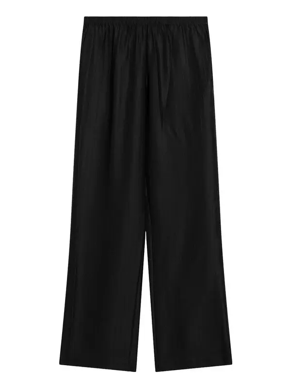 Loulou De Saison Wide Leg Kadala Trousers - Black