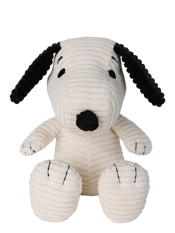 BON TON TOYS Cream Snoopy Velvet Plush 19 Cm - White