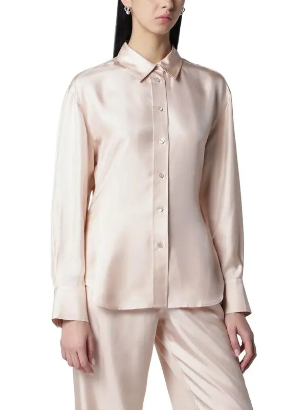 RÓHE Silk Shirt - Pink