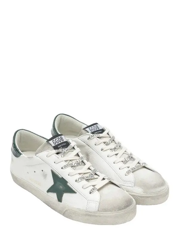 Golden Goose Superstar Leather Sneakers - White