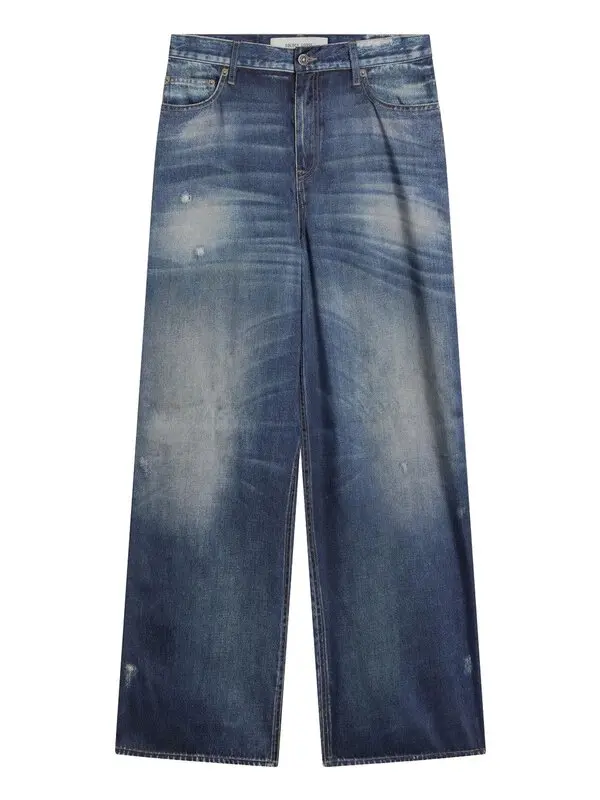 GOLDEN GOOSE Wide-leg Denim Trousers - Blue