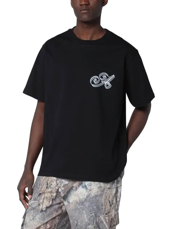 AWAKE NY Cotton T Shirt With Logo - Black