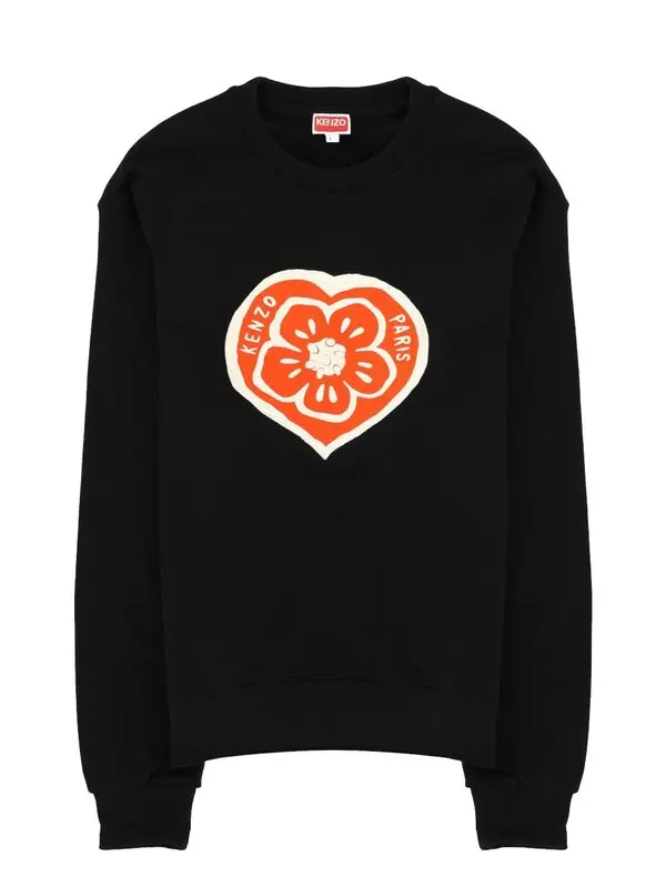 Kenzo Boke Heart Sweatshirt - Black