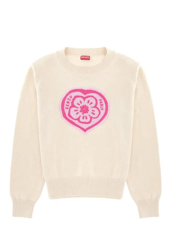 Kenzo Boke Heart Jersey - Powder
