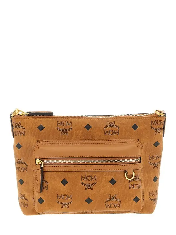 Mcm Viestos Small Crossbody Bag - Brown