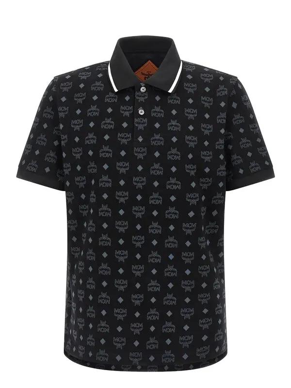 Mcm Press Polo Shirt - Black