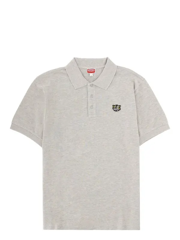 Kenzo Polo With Logo - Grey