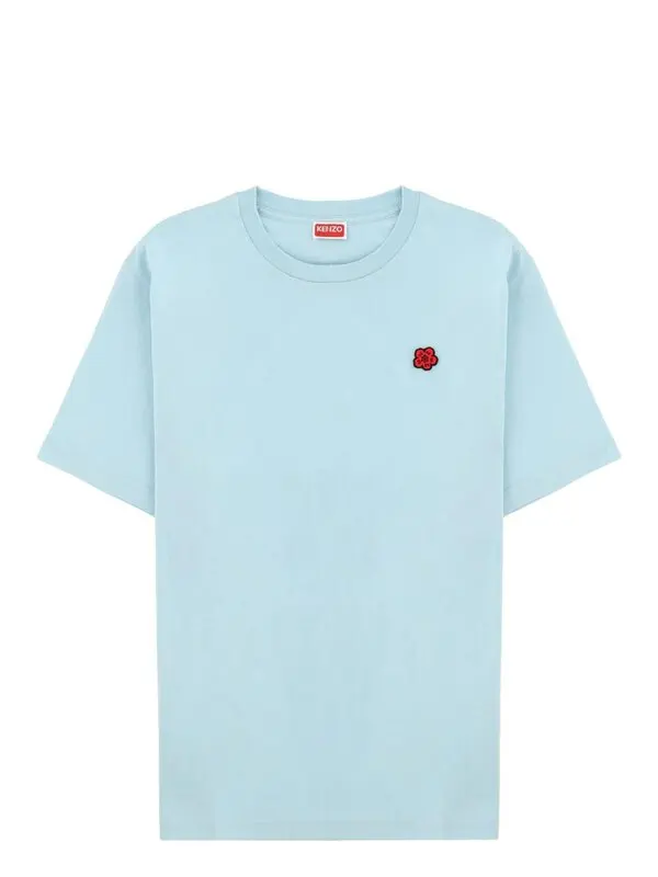 Kenzo T Shirt With Logo - Azure
