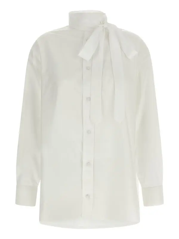 Kenzo Lavallière Collar Shirt - White