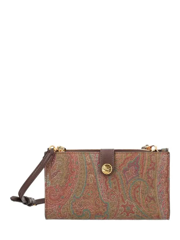 Etro Arnica Shoulder Wallet - Brown