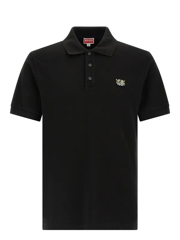Kenzo Wild Tiger' Polo Shirt - Black