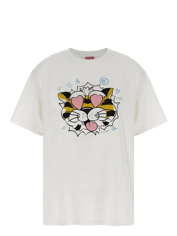Kenzo Wild Tiger T-shirt - White