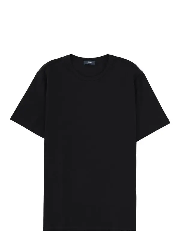 Herno Cotton T Shirt - Black