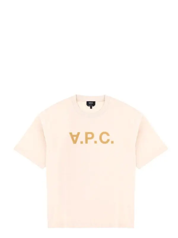 A.p.c. Logo T-shirt - Powder