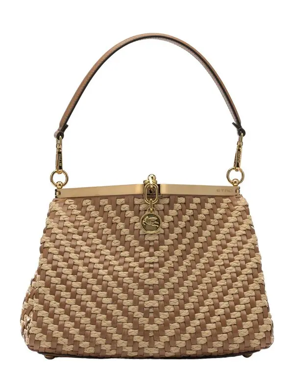 Etro Small 'vela' Shoulder Bag - Beige