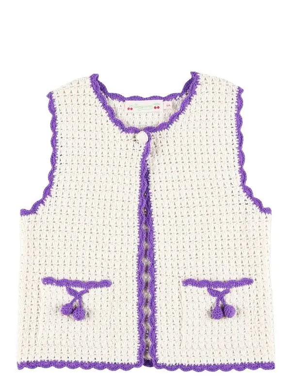 Bonpoint Laila Cardigan - Powder