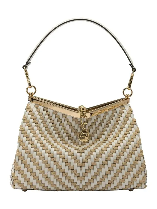 Etro Small 'vela' Shoulder Bag - White
