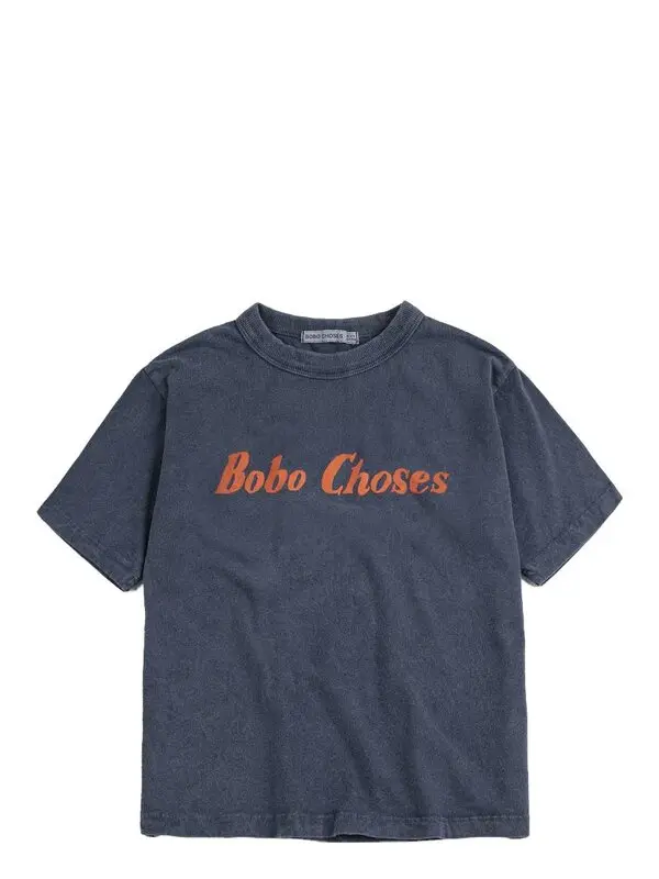 BOBO CHOSES T-shirt With Logo - Blue