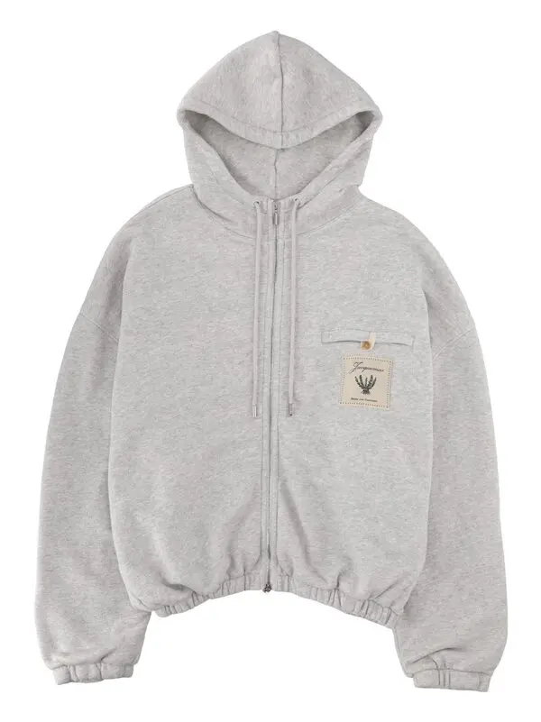 Jacquemus Relaxed Fit Tournament Sweatshirt - Grey