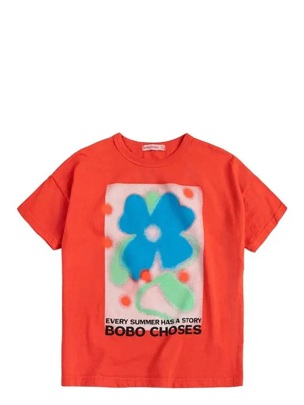 BOBO CHOSES Summer Story T-shirt - Red