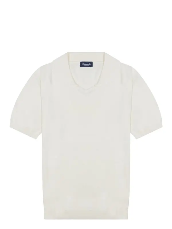 DRUMOHR Cotton Polo - White
