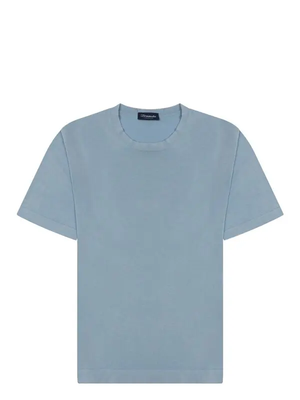 DRUMOHR Cotton T Shirt - Azure