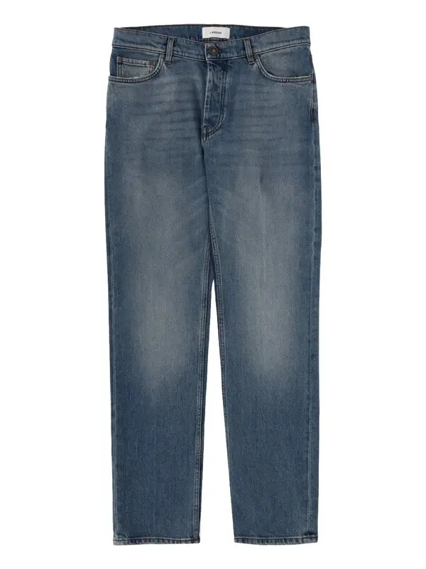 LARDINI Cotton Comfort Fit Jeans - Denim