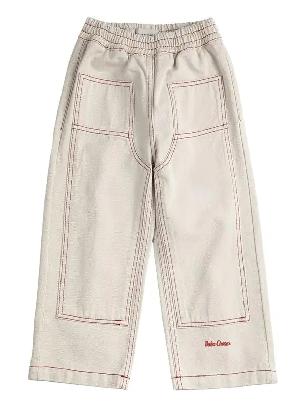 BOBO CHOSES Twill Pants - White
