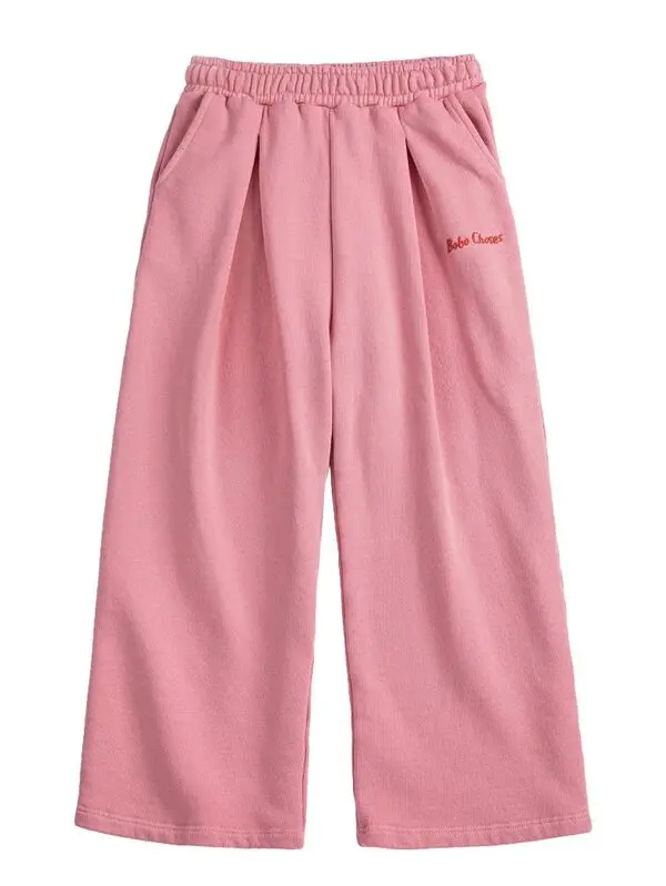 BOBO CHOSES Straight Leg Jogging Pants - Pink