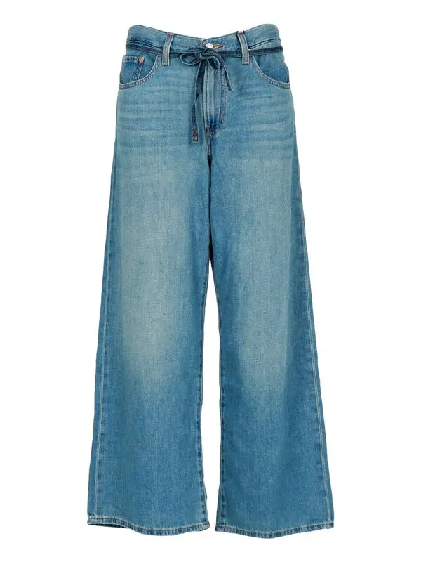 LEVI'S Oversized Wide Leg Jeans - Denim Medio