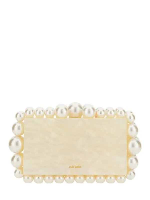 Cult Gaia Eos Clutch - Ivory