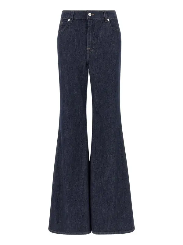7 For All Mankind Retro Flare Jeans - Blue