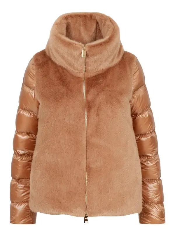 Herno Padded Coat - Camel