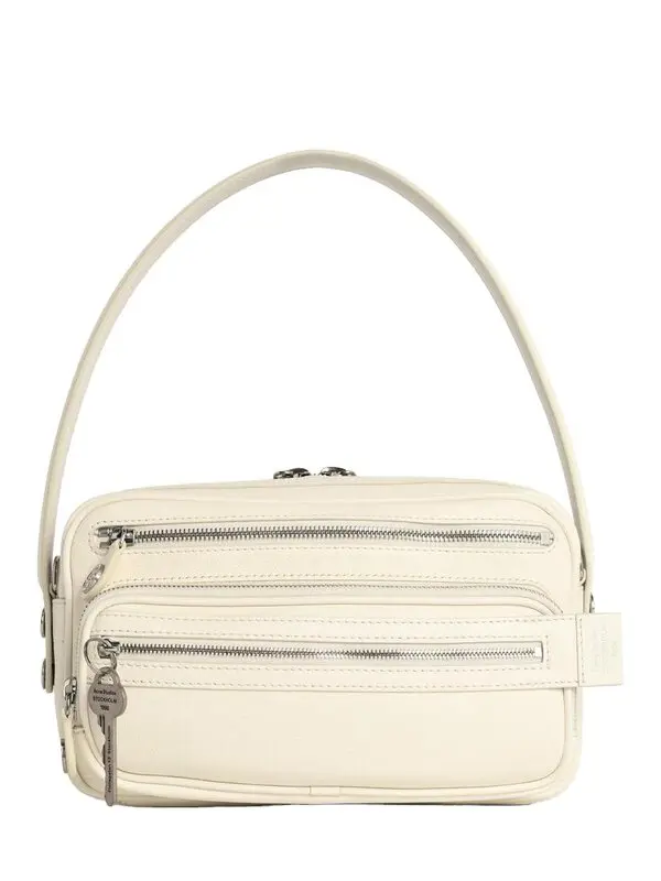 Acne Studios Leather Shoulder Bag - White