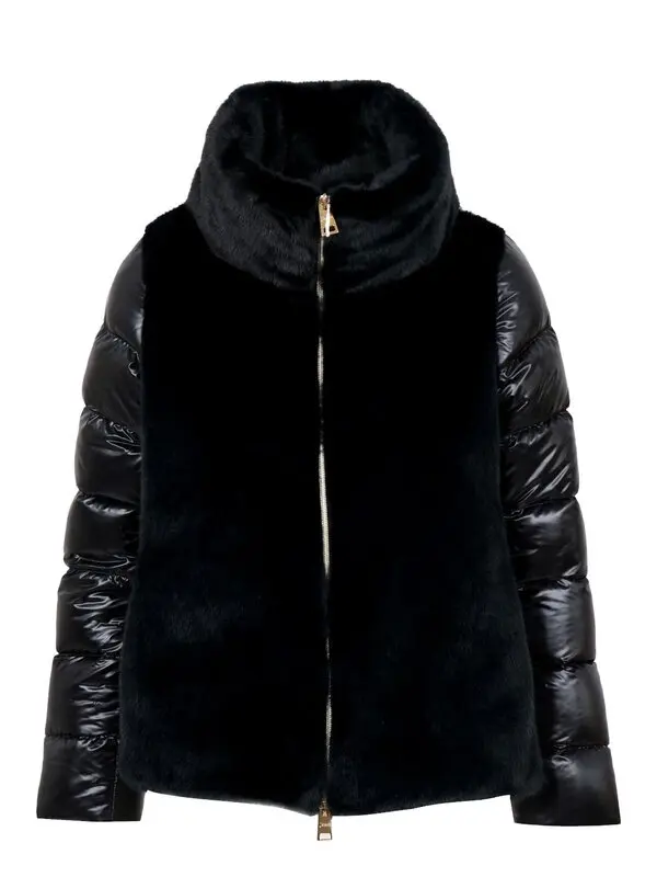 Herno Quilted Coat - Black